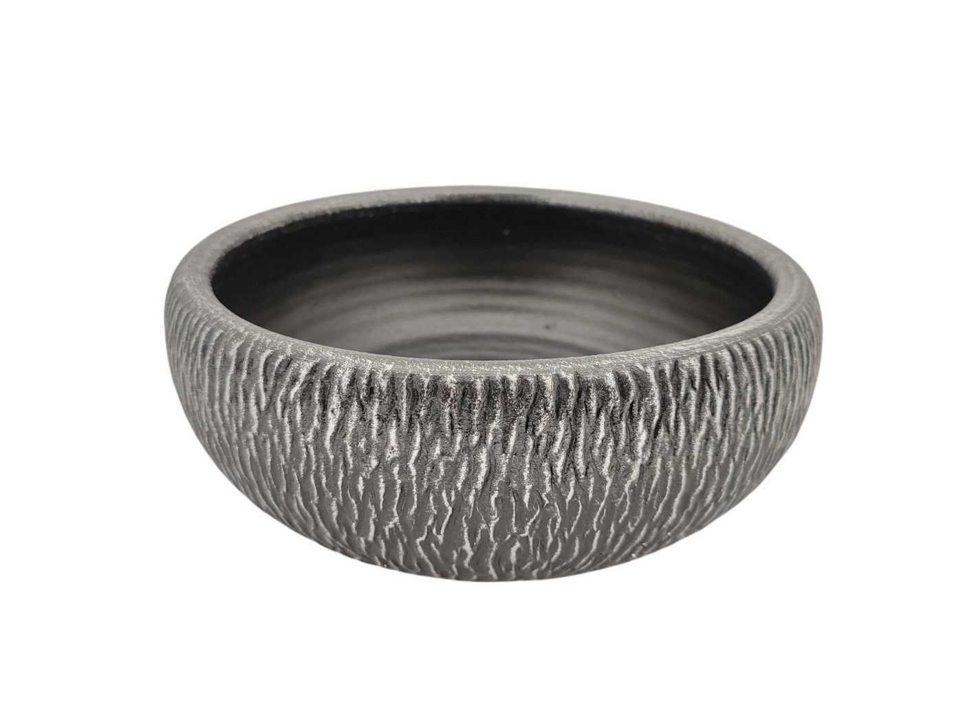 CERAMICA- TAÇA GRD. COR:PRETO/PRATA - Linguagem das Flores