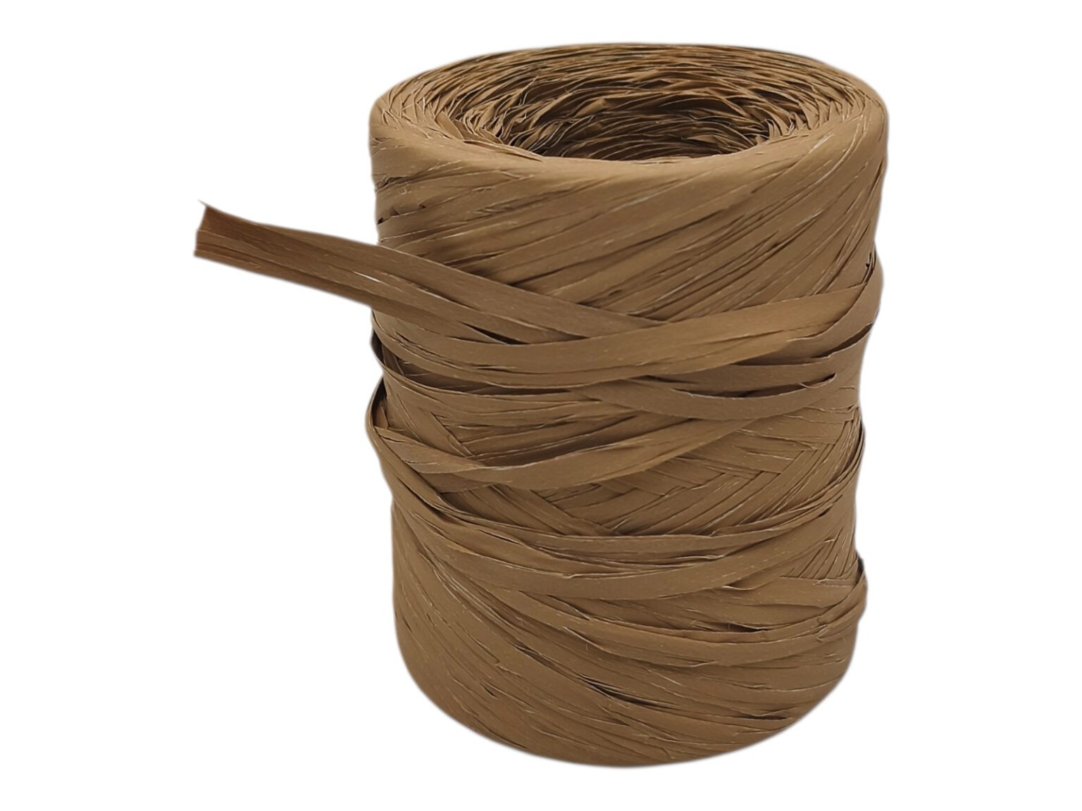 RAFIA ROLO 1.5CMX200MTS NATURAL ESC. - Linguagem das Flores